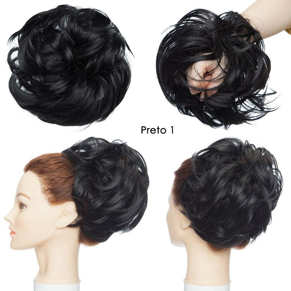 Coque Fácil – Aplique Cabelo Instantâneo – Descrição Magazine