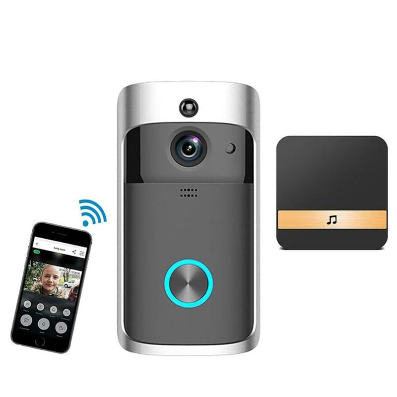 SmartBell™ Interfone com Câmera Wi-Fi, Sensor de Movimento, Visão ...